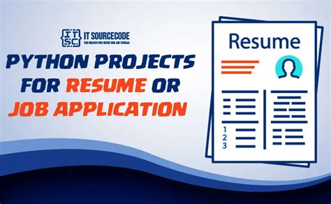 Exciting And Advanced Python Projects For Resume