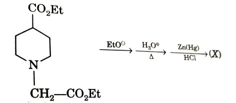 Product X Of Above Reaction Is
