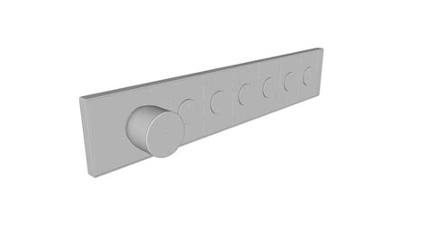 K 26350t 9 6 Outlet Trim Push Button Thermostatic Trim 3d Warehouse