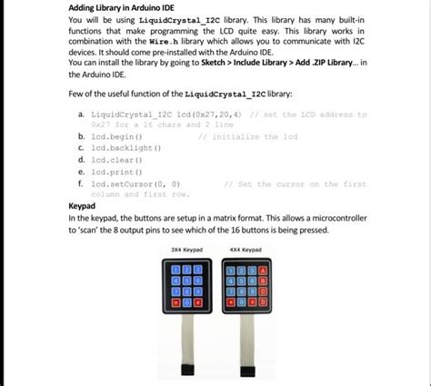 Solved Adding Library In Arduino Ide You Will Be Using Chegg