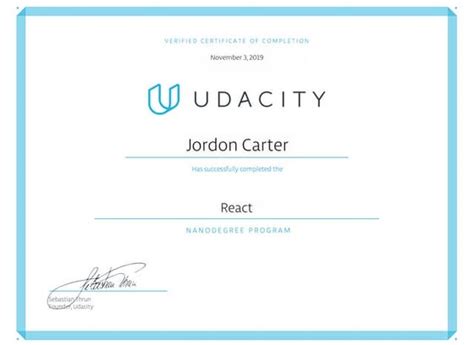 Certificate Of Completion Thinkful Pdf