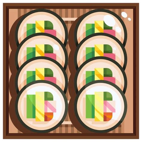 Kimbap Stock Vectors Royalty Free Kimbap Illustrations Depositphotos®
