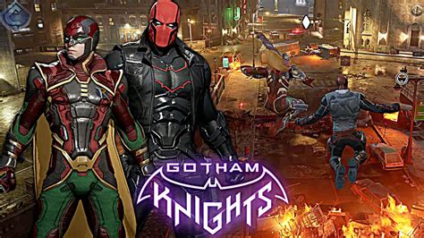 Gotham Knights Exclusive Robin And Red Hood Co Op Gameplay Youtube