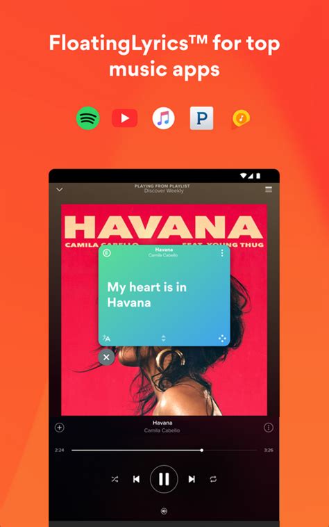 android is there a way to create screen overlays like musixmatch in