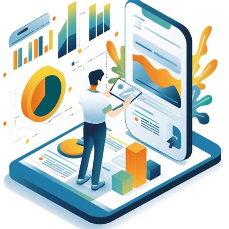 Illustration Of Mobile App Analytics And User Tracking Premium Ai