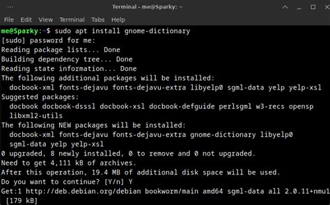 how to install gnome dictionary on linux linuxfordevices