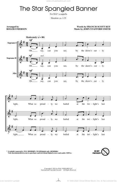 Clarinet Sheet Music Star Spangled Banner At Emily Wolcott Blog
