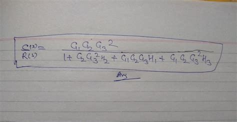 Solved For The System Shown In Figure Determine The Closed Loop