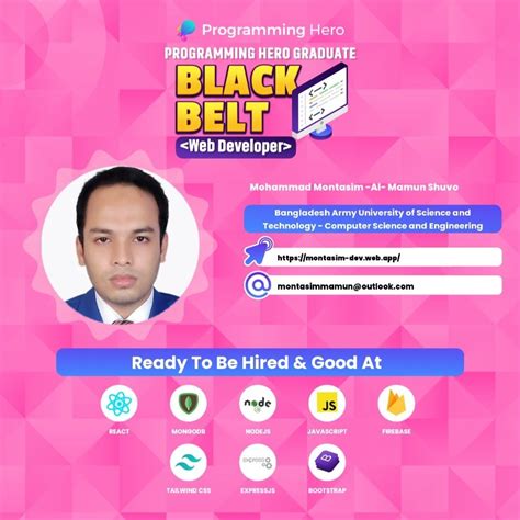 mohammad montasim al mamun s on linkedin certificateofachievement