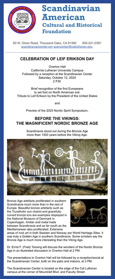 October 2024 Nordic Events Virtual And Socal A Viking In La