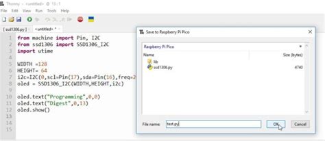 Interfacing Ssd1306 Oled Display With Raspberry Pi Pico