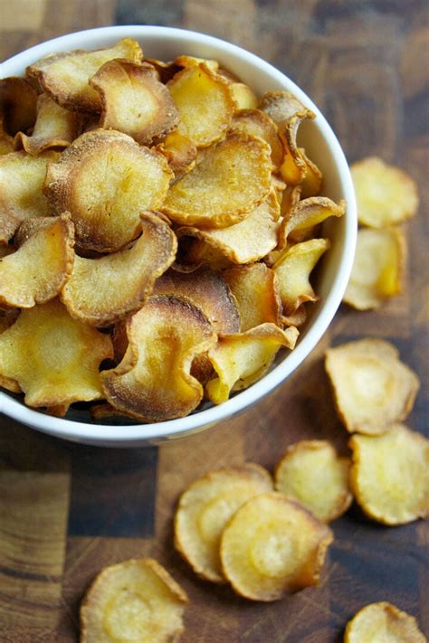 Baked Parsnip Chips Recipe Food Fanatic Baked Parsnip Chips Recipe Food Fanatic