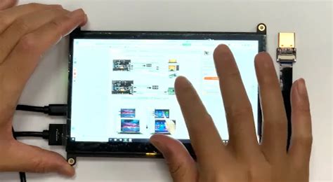 7 Inch Raspberry Display Ips Lcd Usb Capacitive Touch 1024 600 Hd Mi Port High Brightness