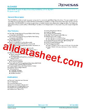 SLG Datasheet PDF Renesas Technology Corp