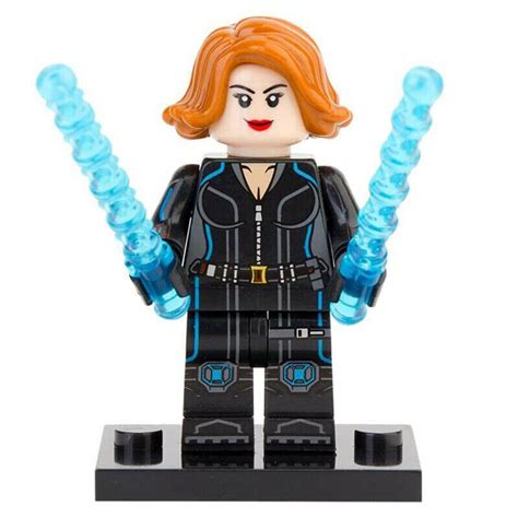 Black Widow Custom Marvel Superhero Minifigure Minifigure Bricks