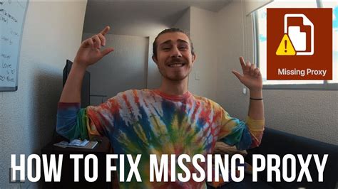 How To Fix Missing Proxy In FCPX YouTube