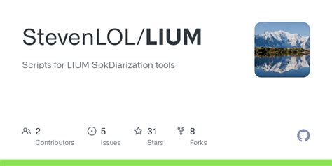 Github Stevenlollium Scripts For Lium Spkdiarization Tools