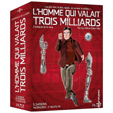 LHomme Qui Valait Trois Milliards Integrale 1 5 Blu Ray ChocoBonPlan