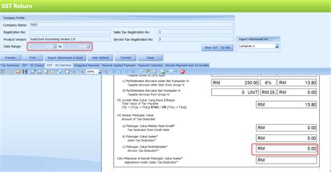 Troubleshooting Tax Code Ds 6 Applied But Not Appeared In Sst 02 Form Autocount Resource Center