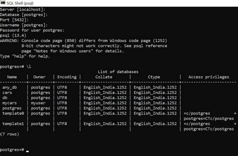 PostgreSQL List Databases DatabaseFAQs