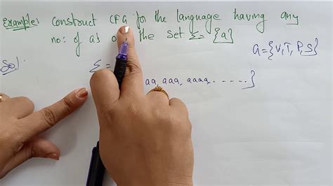 context free grammar in automata cfg example 1 toc lec 49