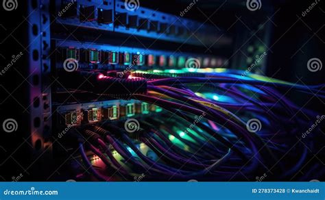 Fiber Optic Cable Generative AI Stock Illustration Illustration Of Information Global
