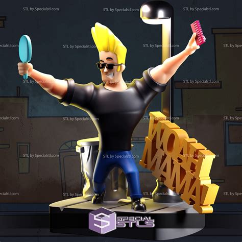 Johnny Bravo Cartoon Ready To 3d Print Specialstl