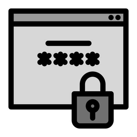 Password Generic Outline Color Icon