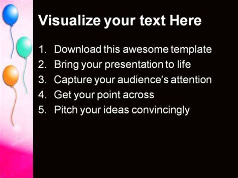 Ballons Background Beauty PowerPoint Templates And PowerPoint Backgrounds 0411