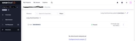 branch analysis is not working or not able to detect multiple long