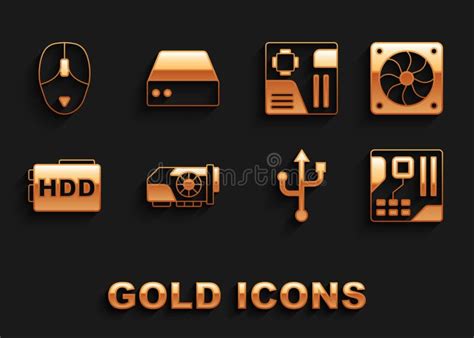 Set Video Graphic Card Computer Cooler Motherboard Digital Chip Usb Hard Disk Drive Hdd