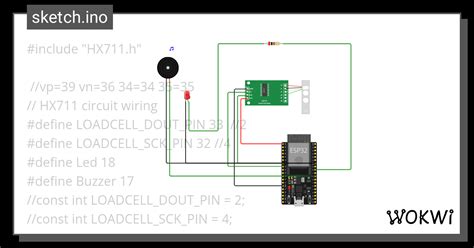 Weight Scale Tugas Wokwi Esp32 Stm32 Arduino Simulator