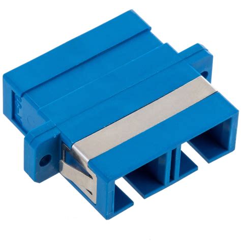 Adaptateur Fibre Optique SC Vers SC Blue Duplex Monomode Leroy Merlin