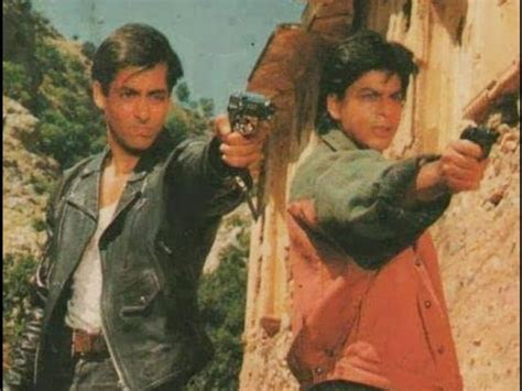 Shahrukh Khan With Salman Khan In Movie