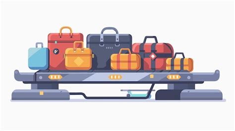 Efficient Airport Baggage Handling System With Belt Conveyor For