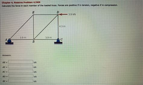 Solved Chapter Reserve Problem Calculate The Force Chegg