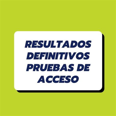 Resultados Definitivos De Las Pruebas De Acceso De Técnicos Deportivos