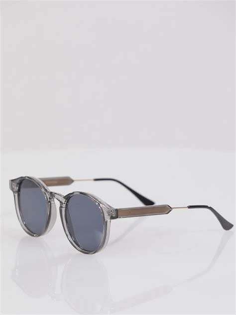 Bettle Grey Round Sunglasses Mg3878