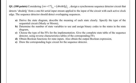 Solved Q1 100 Points Considering No17 Abcdefg