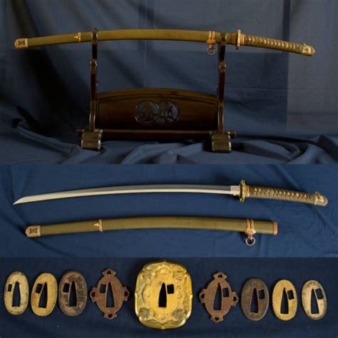 武具 旧大日本帝國陸軍 軍刀拵 刀も同番号のうぶ品 無銘 登録証有り 刀太刀 売買されたオークション情報yahooの商品情報をアーカイブ