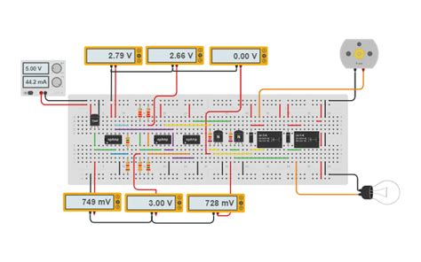 Circuit Design Sensor De Temperatura Electronica Ii 2022 Tinkercad