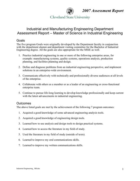 2007 Assessment Report