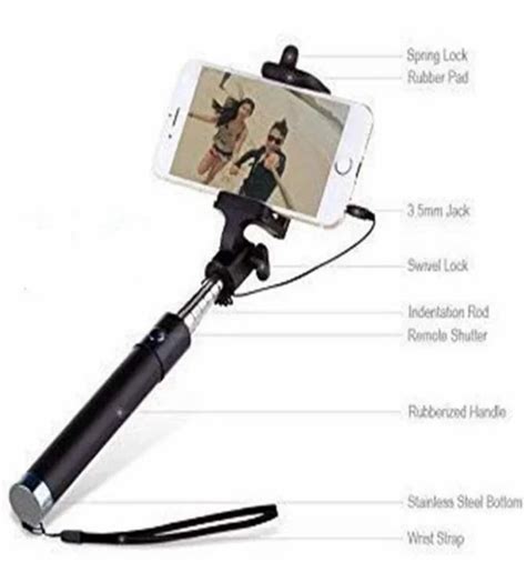 Mobile Phone Selfie Stick Plastic Smartphones At Rs 48piece In Mumbai