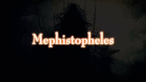 Demons Souls Dialogue Mephistopheles Youtube