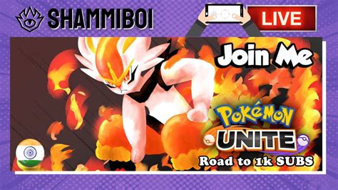 🔴 Pokemon Unite Live Hindi Road To 1k Youtube