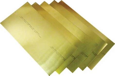 Brushed Rectangular Plain Brass Plate For To Make Sheet Metal
