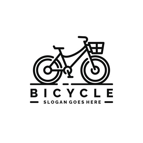 Bicycle Logo Design Vector Illustration 24322891 Vector Art At Vecteezy