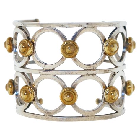 Peretti Style Modernist Copper Cuffs At 1stdibs
