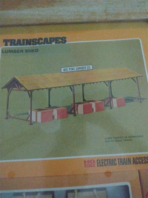 Vintage Ho Scale Cox Trainscapes Big Pine Lumber Yard Set New Read