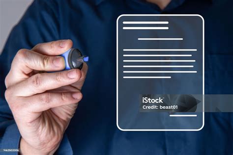 전자 서명 개념 전자 서명 아이콘 비즈니스 사람들은 디지털 문서에 전자 문서에 서명합니다 개념에 대한 스톡 사진 및 기타 이미지